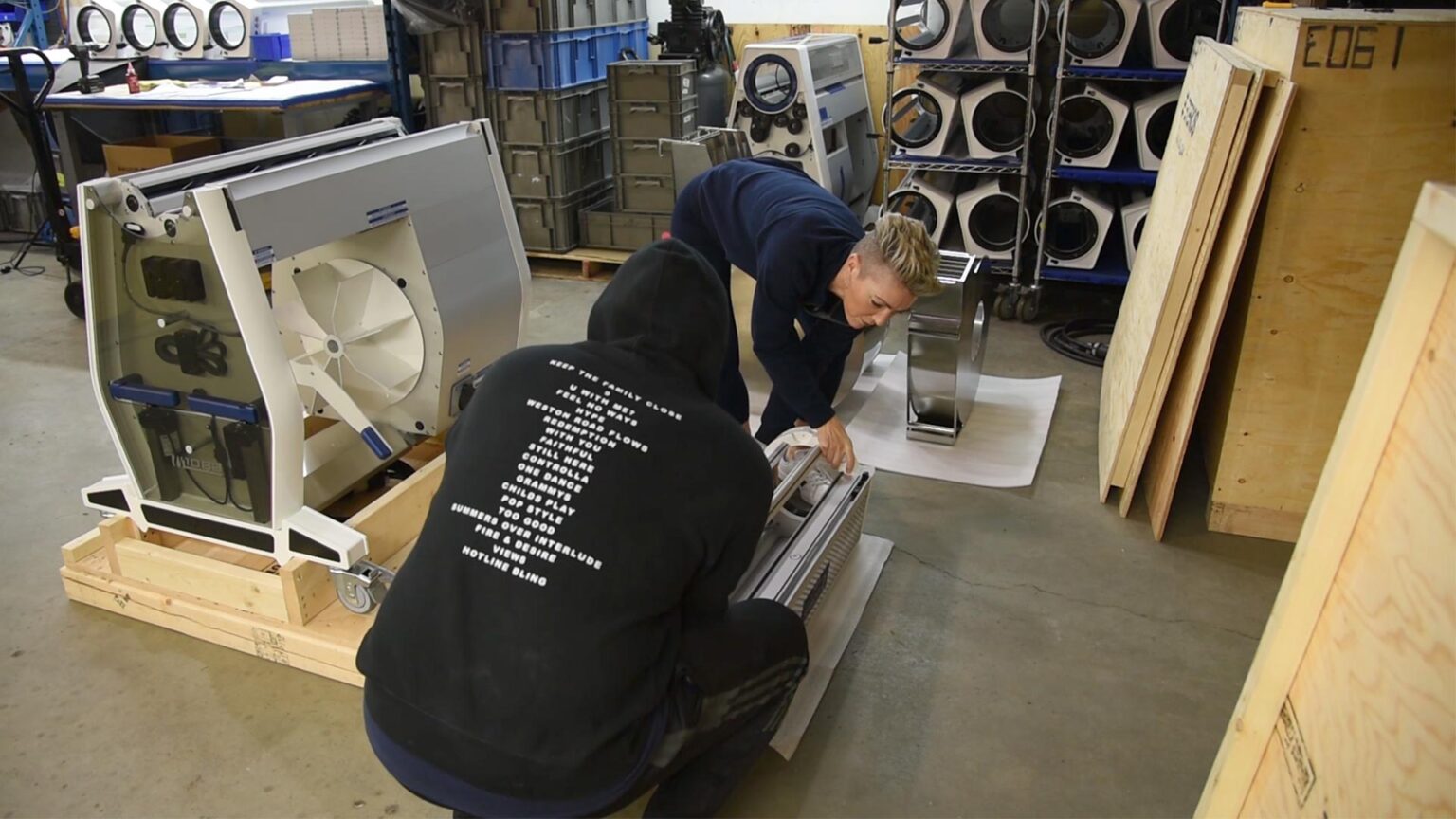 Uncrating & Assembly - Mobius Trimmer